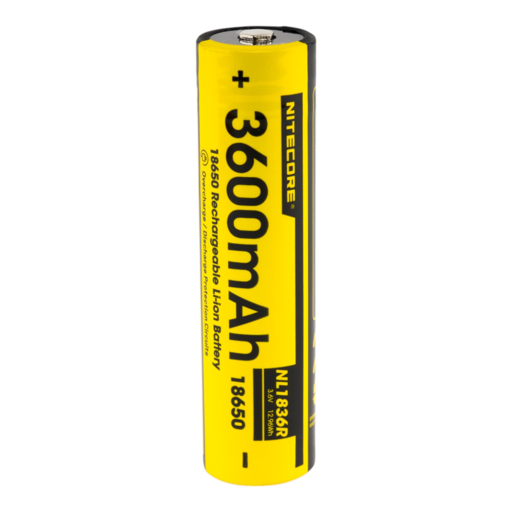 Nitecore NL1836R Protected 18650 Button Top Battery